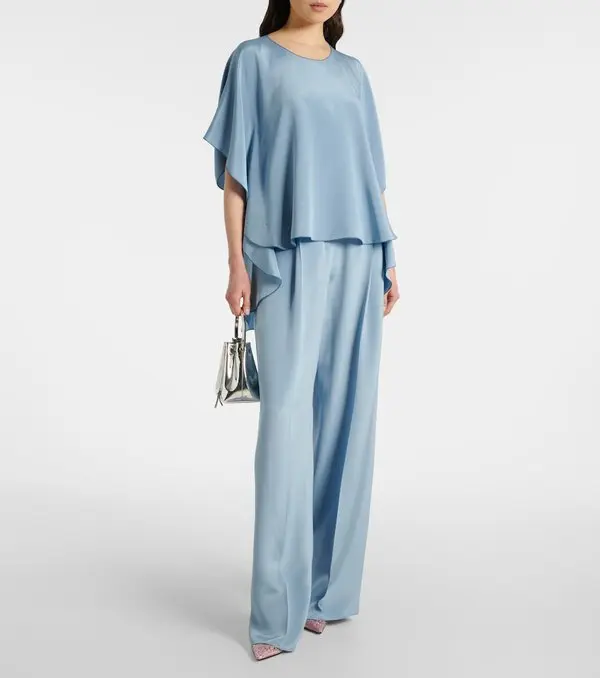 Max Mara Silk Crepe De Chine Blouse