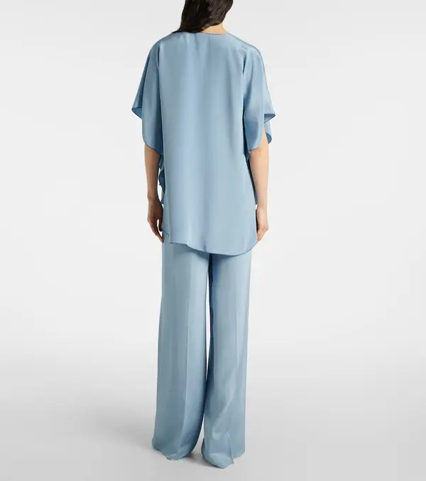 Max Mara Silk Crepe De Chine Blouse