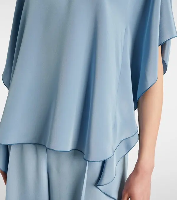 Max Mara Silk Crepe De Chine Blouse