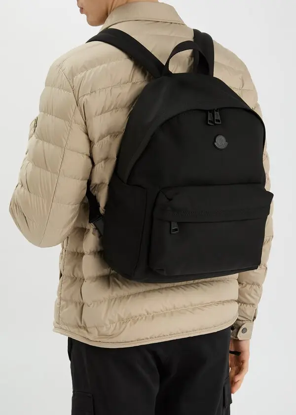 Moncler Pierick Canvas Backpack - Black
