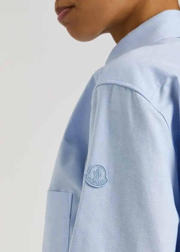Moncler Logo-appliquéd Cotton Shirt
