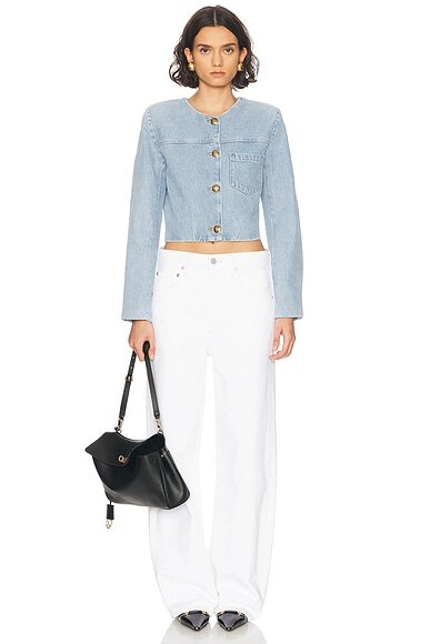 Citizens Of Humanity Priah Cropped Denim Jacket - Damaris