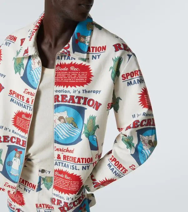 BODE Enrichment Printed Cotton Jacket