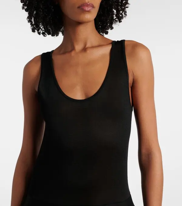 Alaïa Knitted Mini Dress - Black