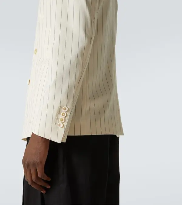 Dolce & Gabbana Striped Cotton-blend Blazer