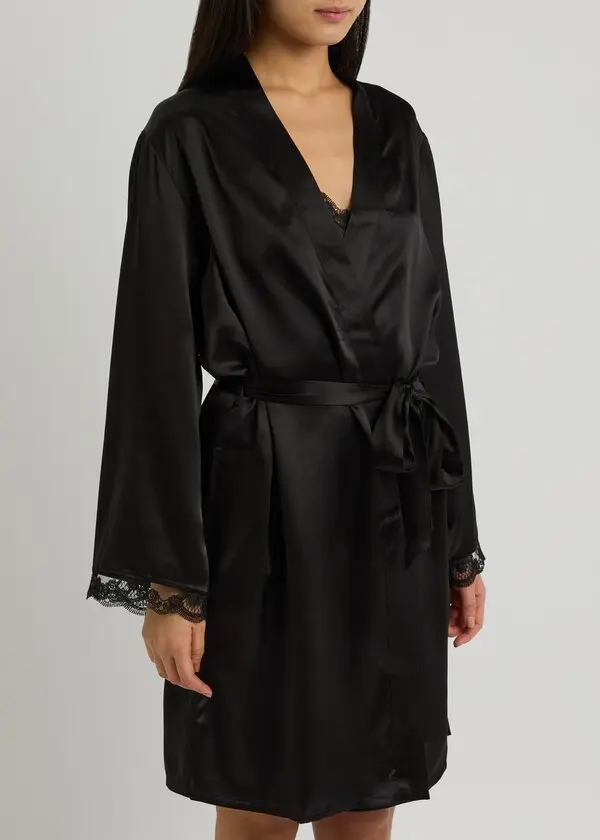 Simone Perele Love Me Silk-satin Robe