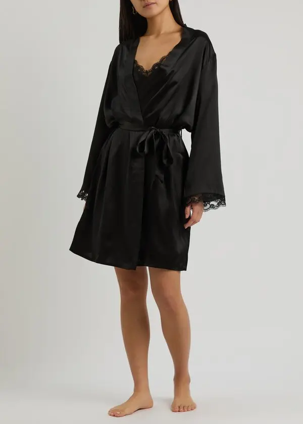 Simone Perele Love Me Silk-satin Robe