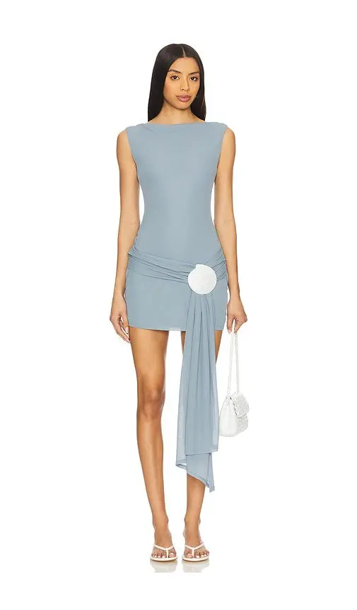 LOVERS AND FRIENDS Marlowe Mini Dress - Blue