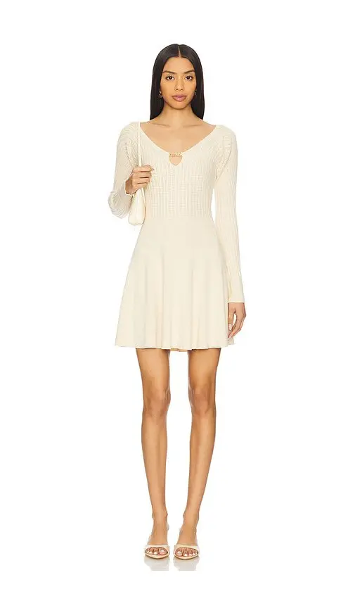 Astr The Label Cybele Sweater Dress - Neutral