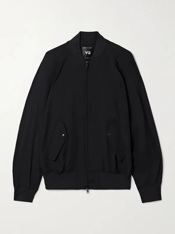 ADIDAS ORIGINALS Y-3 Zip-up Twill Track Jacket