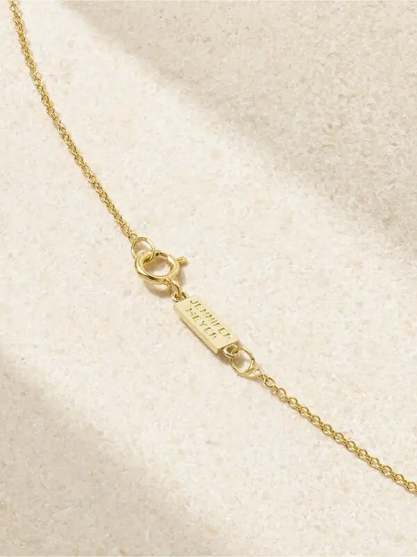 JENNIFER MEYER Evil Eye 18-karat Gold Multi-stone Necklace