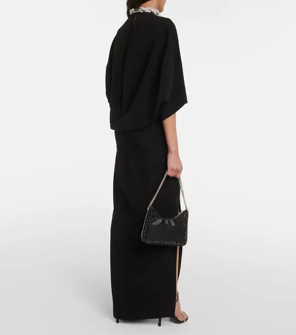 Stella McCartney Crystal-braided Maxi Dress