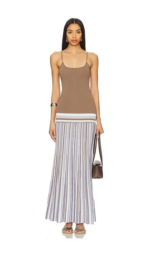 Faithfull The Brand Citara Maxi Dress - Brown