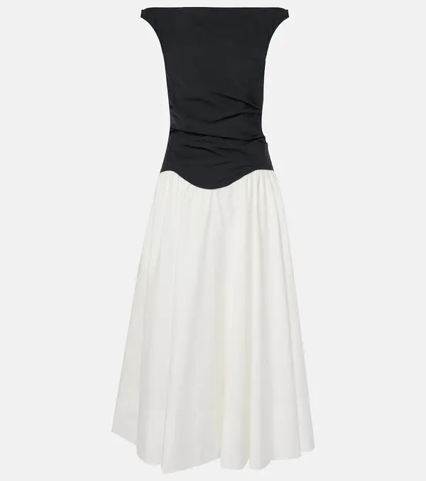 Simkhai Cersei Cotton Poplin Midi Dress