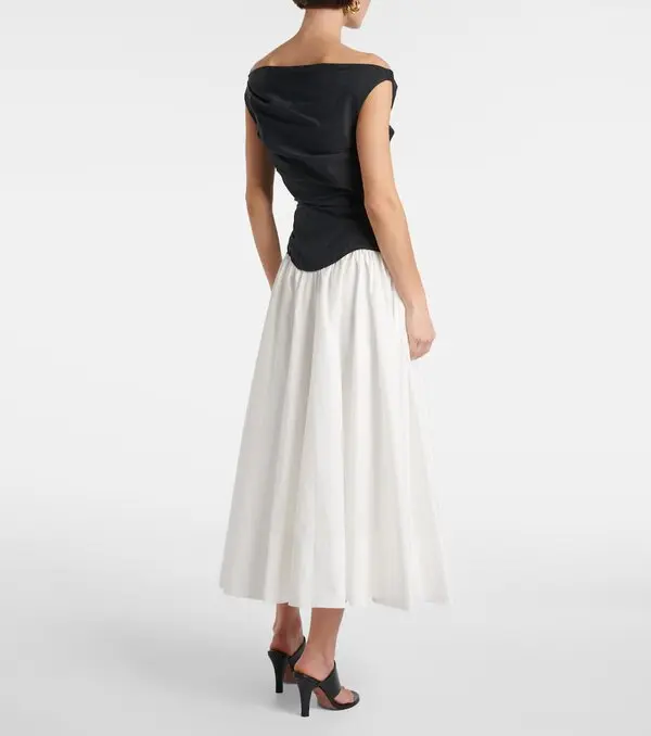 Simkhai Cersei Cotton Poplin Midi Dress