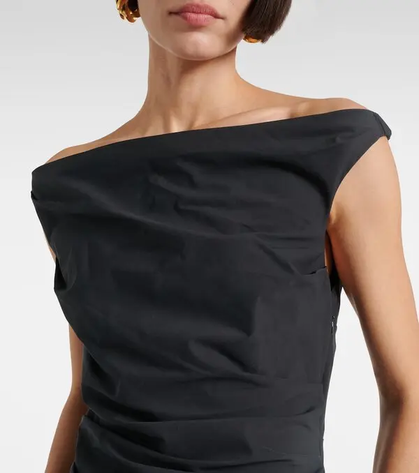 Simkhai Cersei Cotton Poplin Midi Dress