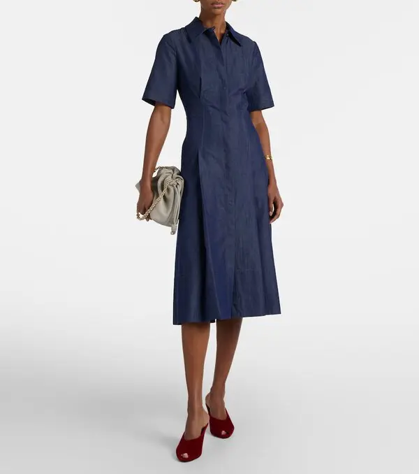 Vince Denim Shirt Dress