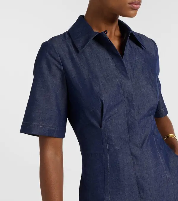 Vince Denim Shirt Dress
