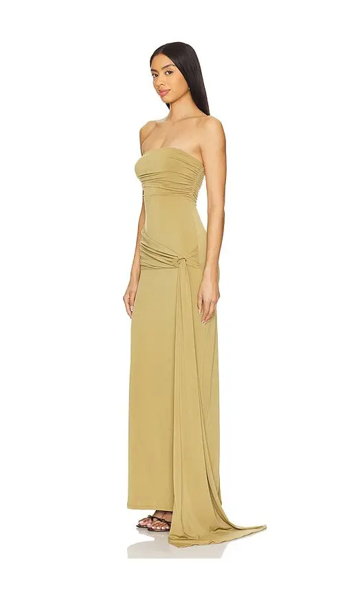 LOVERS AND FRIENDS Adley Gown - Olive