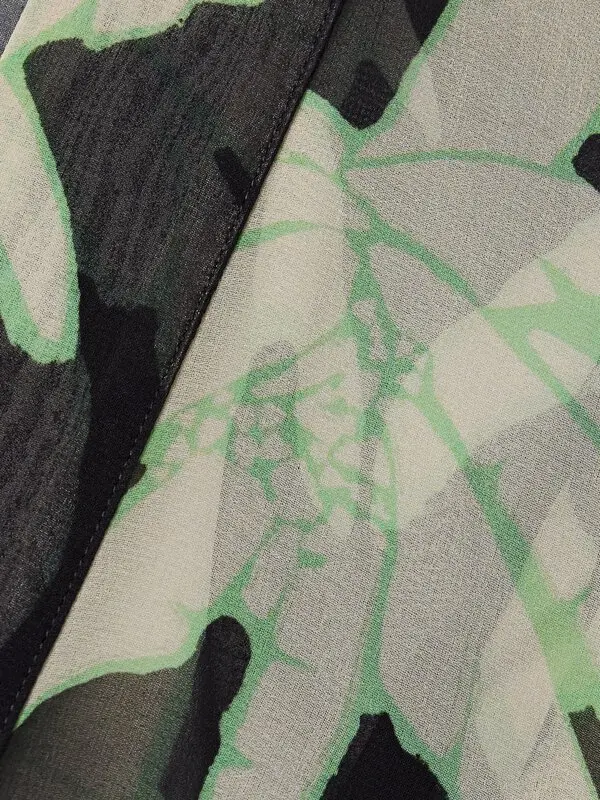 Johanna Ortiz The Passing Storm Printed Recycled-georgette Robe