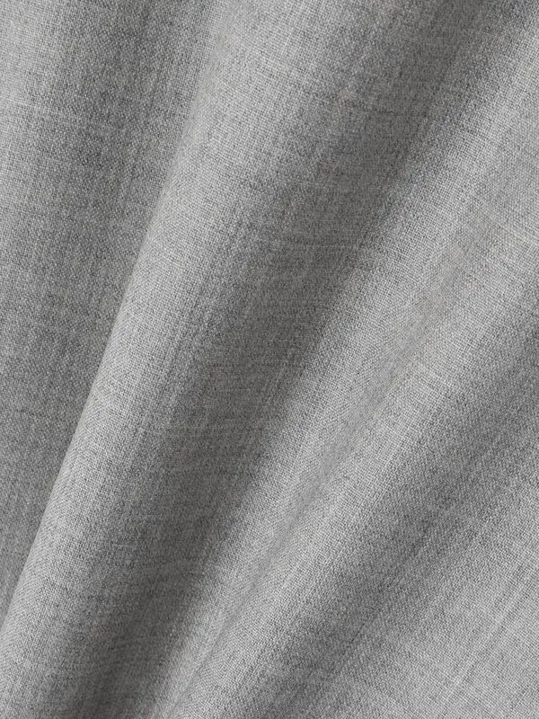Sasuphi Lauren Frayed Wool Maxi Skirt - Gray