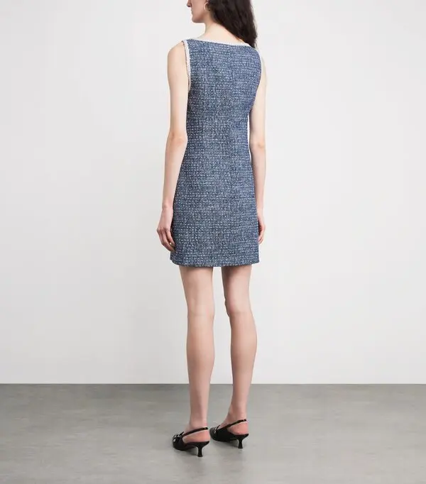Maje Cotton-blend Tweed Mini Dress