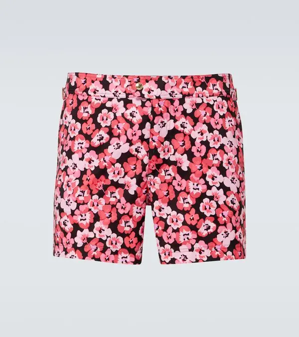 TOM FORD Floral Swim Trunks - Multicoloured