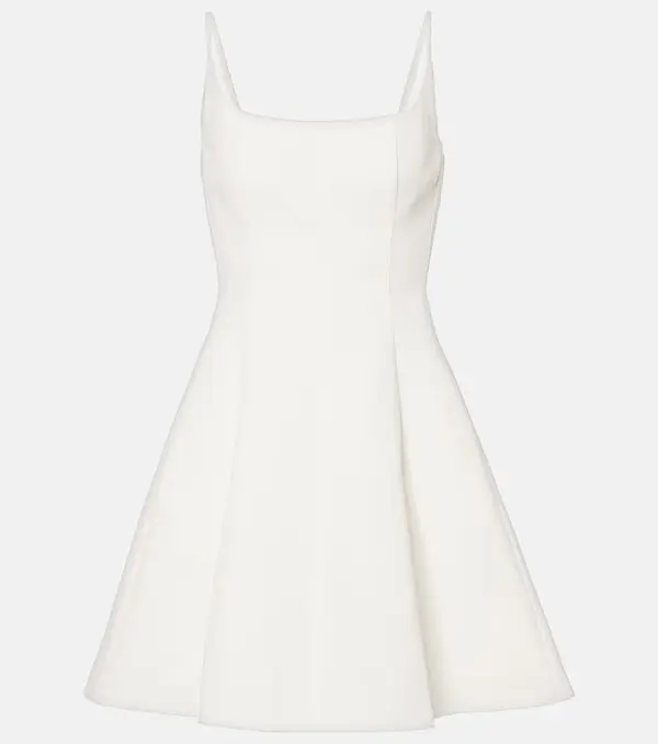 Staud Bridal Joy Mini Dress - White