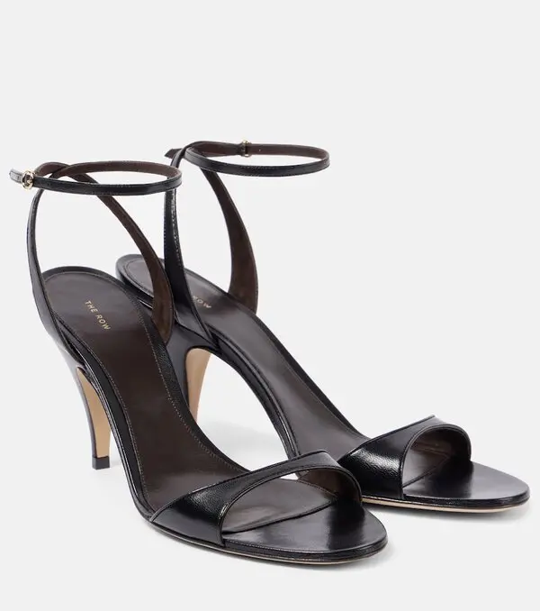 THE ROW Vika Leather Slingback Sandals