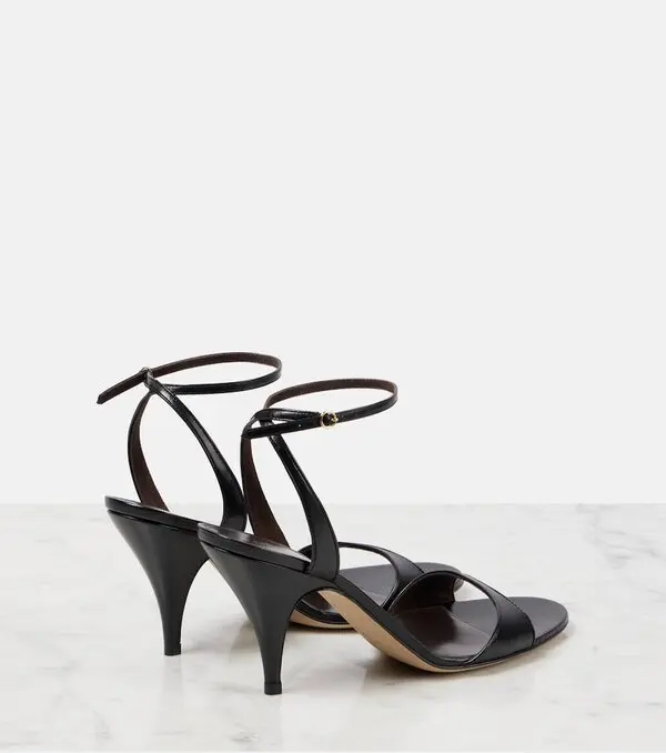 THE ROW Vika Leather Slingback Sandals
