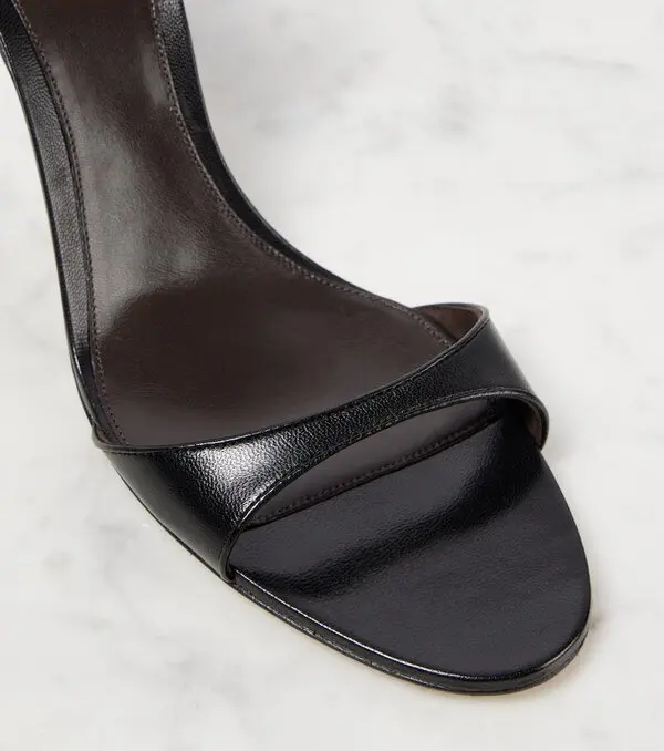THE ROW Vika Leather Slingback Sandals
