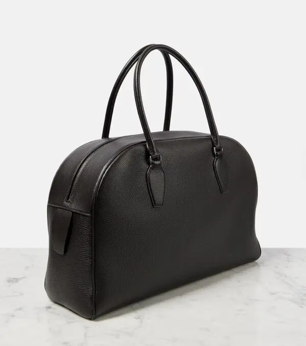 THE ROW India Large Leather Tote Bag - Brown