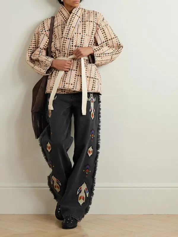 MARANT ETOILE Chancel Belted Quilted Jacket