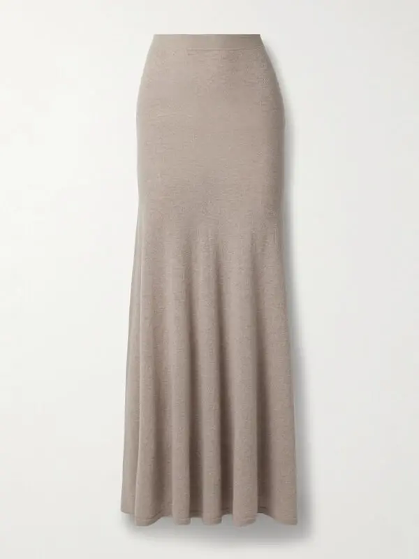 THE ROW Jovian Cashmere Maxi Skirt