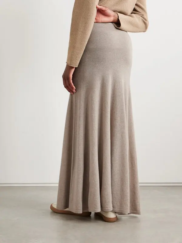 THE ROW Jovian Cashmere Maxi Skirt