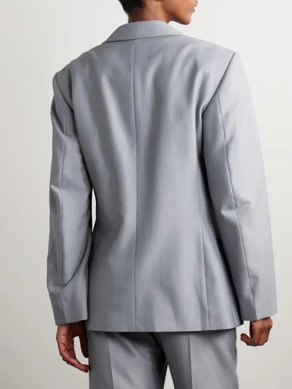 LEMAIRE Double-breasted Woven Blazer