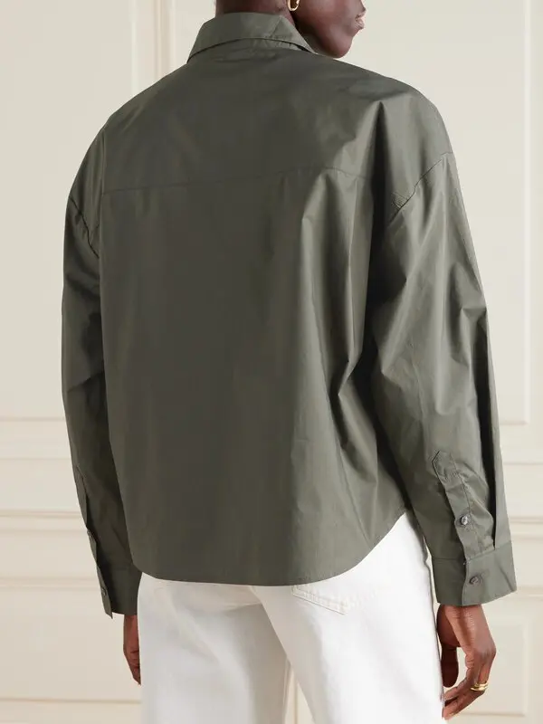AGOLDE Naya Cotton-poplin Shirt