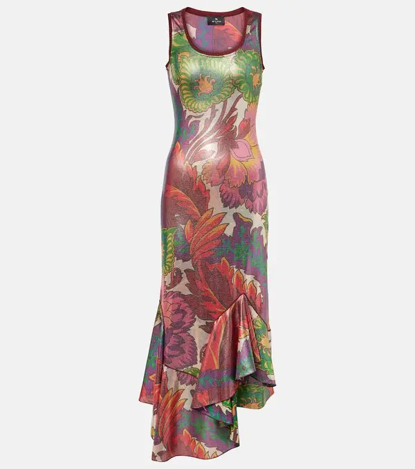 Etro Printed Maxi Dress - Multicoloured