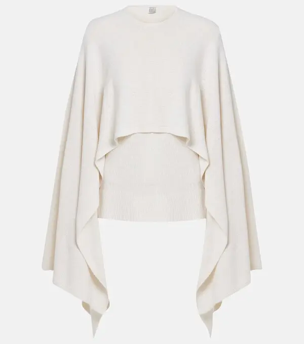 TOTEME Knitted Silk Cape