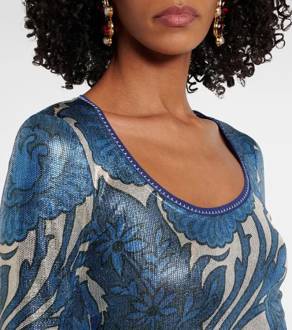 Etro Printed Midi Dress
