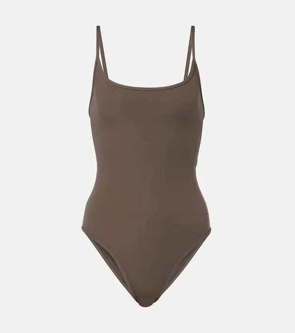 TOTEME Jersey Swimsuit - Brown