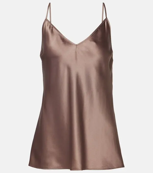 JOSEPH Clea Silk Satin Camisole - Neutrals
