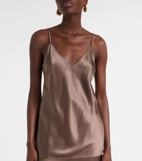 JOSEPH Clea Silk Satin Camisole - Neutrals