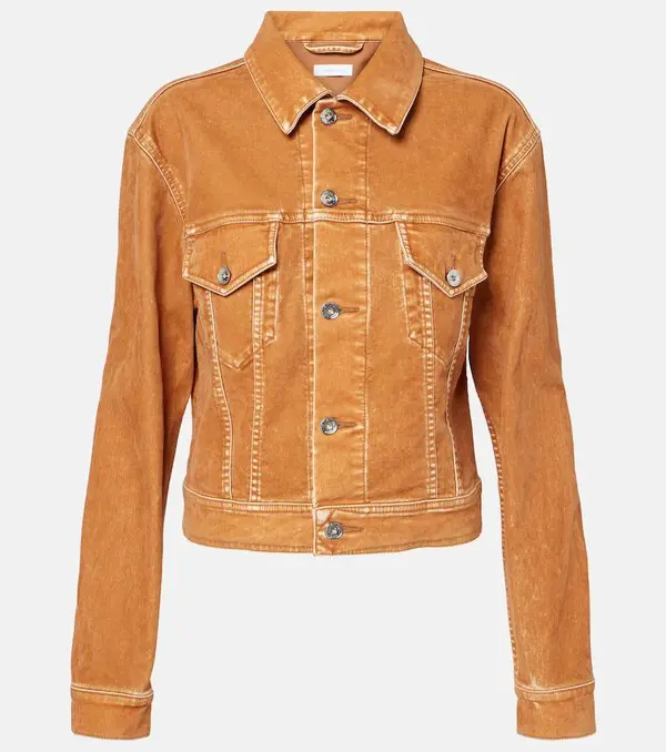 Rabanne Denim Jacket - Brown