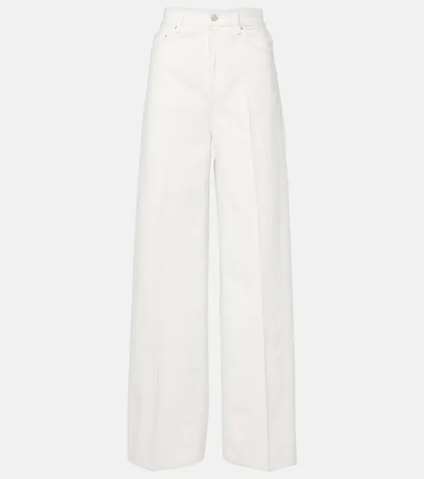 TOTEME High-rise Wide-leg Jeans