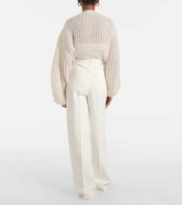 TOTEME High-rise Wide-leg Jeans