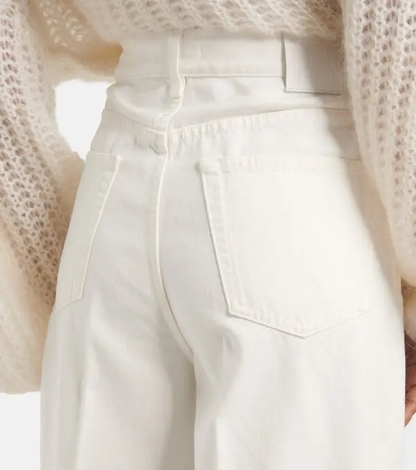 TOTEME High-rise Wide-leg Jeans