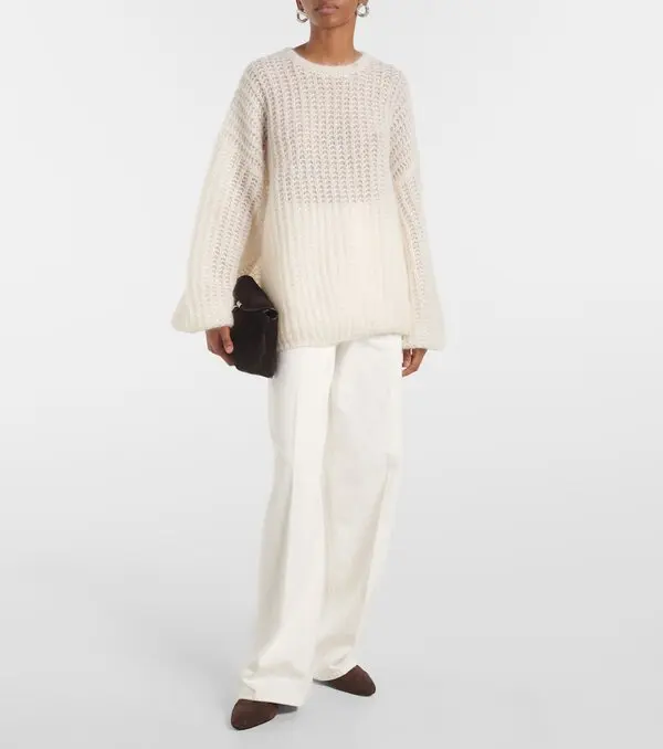 TOTEME High-rise Wide-leg Jeans