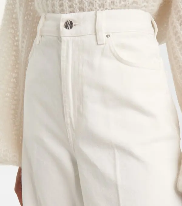 TOTEME High-rise Wide-leg Jeans