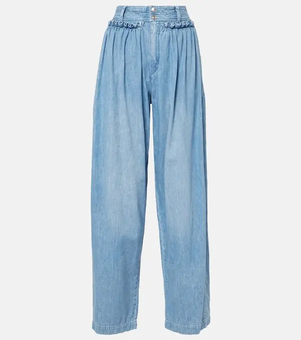 Isabel Marant Étoile Inaya High-rise Wide-leg Jeans - Blue